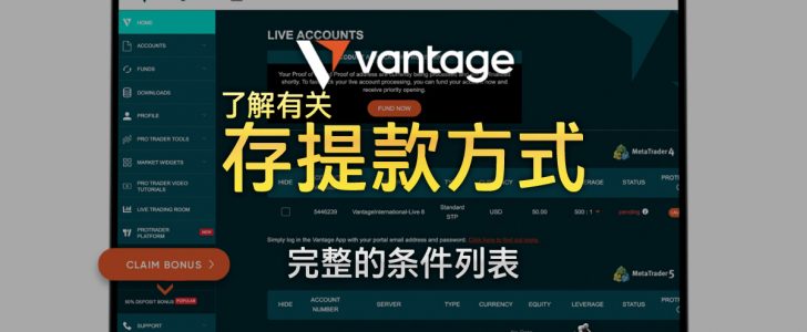 Vantage Markets 提供的存提款方式列表 | Vantage Markets – zh.Hercules.Finance